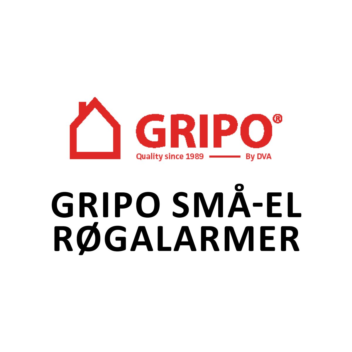 Gripo Små-el røgalarmer - DVA A/S